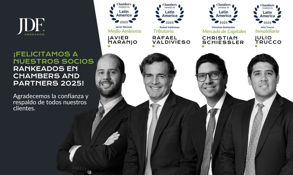 Ranking Chambers and Partners LatinAmerica2025. - JDF Jara del Favero